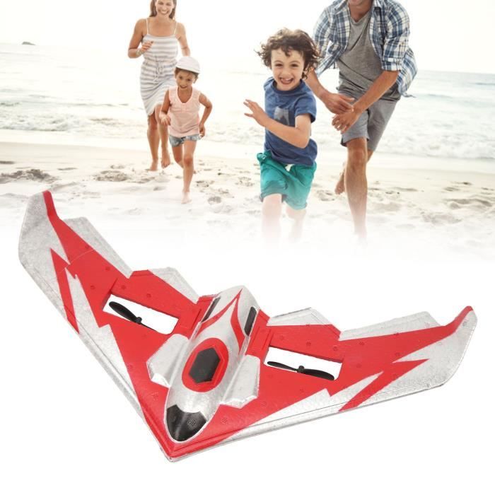 Kit avion RC Glider Avion télécommandé en mousse EPP avec lumière LED ...