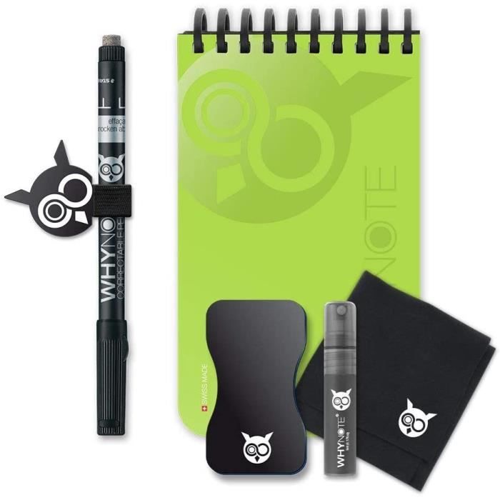 Bloc note Pocketvotre véritable tableau blanc et son stylo effaçables ...