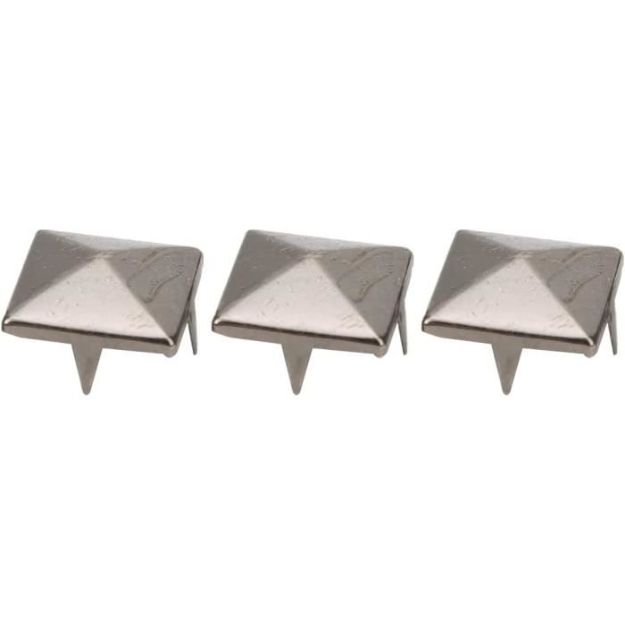 100 Pièces Rivet Pyramidal, Décoration Rivet Punk Rivet 4 Clous En ...