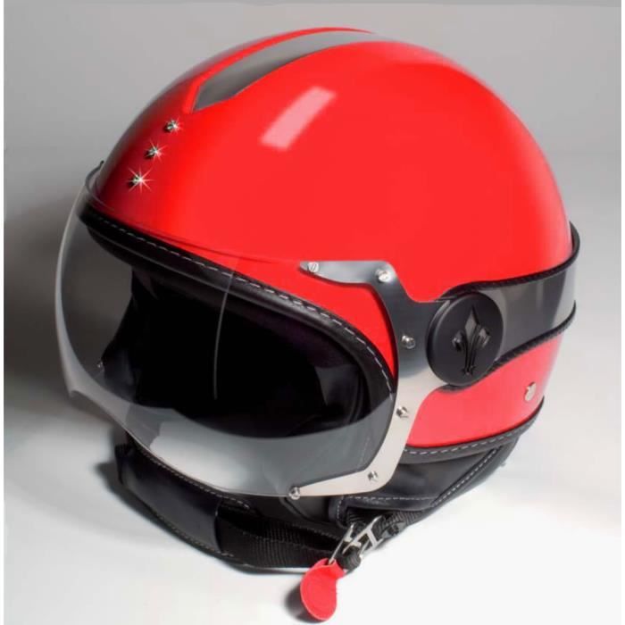 Casque Jet PRECIOUS 2013 Brillant Moto Harley Davidson Ruby Airborn Gpa ...