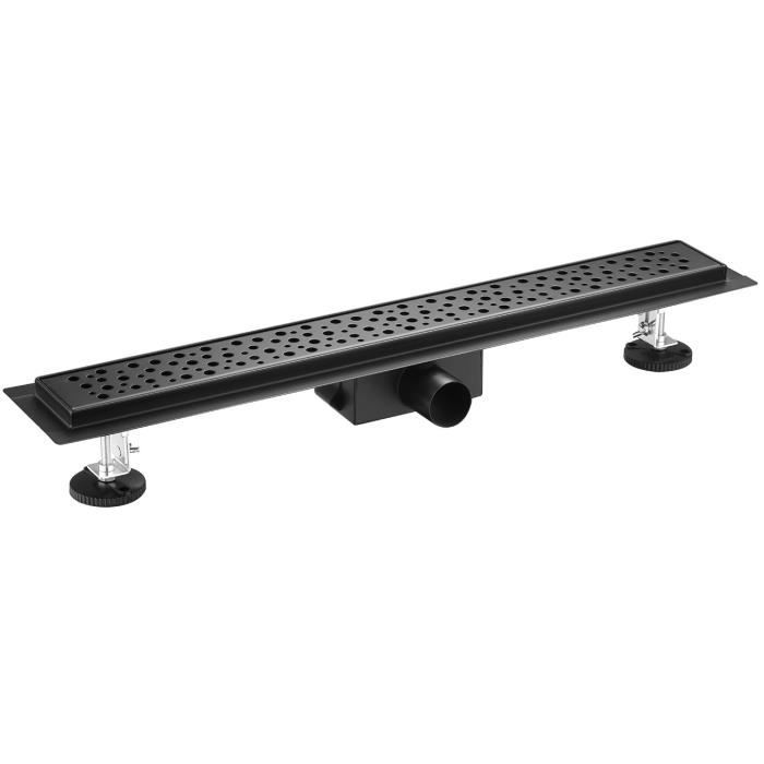 Bc-elec - L06-50-B Caniveau de douche en inox black mat 50cm, sterfput ...