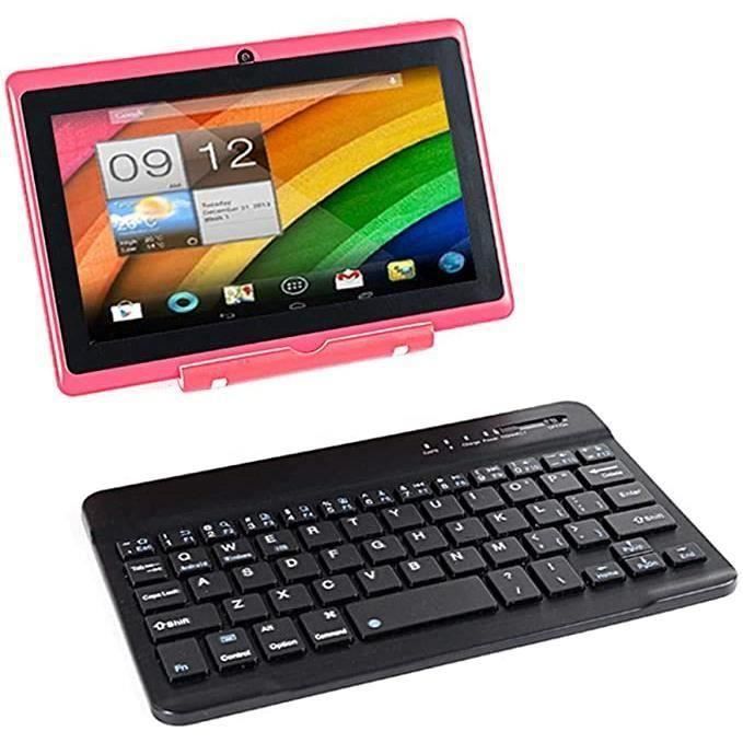 Tablette Tactile Ecran 7 Pouces, Tablet PC avec Clavier(AZERTY) Android ...