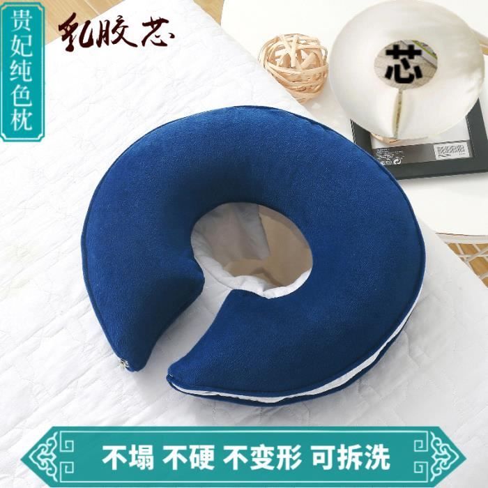 Insert en latex de couleur marine Oreiller de massage en forme de ...