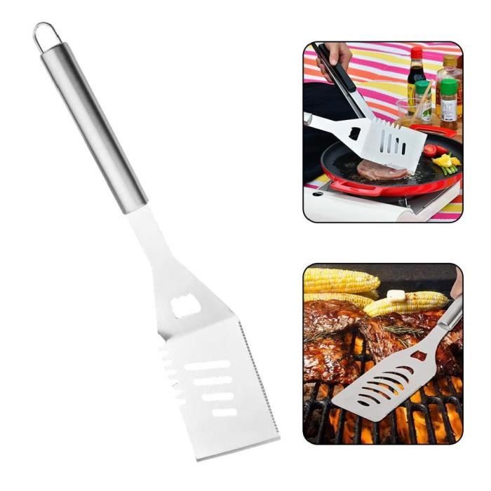 Barbecue en acier inoxydable BBQ Spatule Barbecue à grillades avec ...