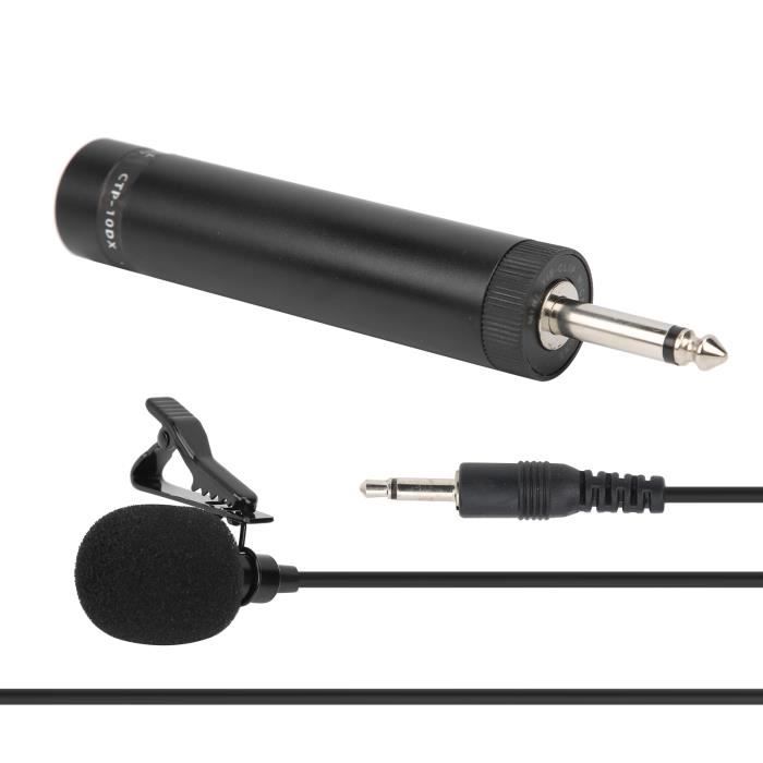 Microphone Lavalier - DIOCHE - Modèle à fil - 5M Câble - Jack 6,35 mm ...