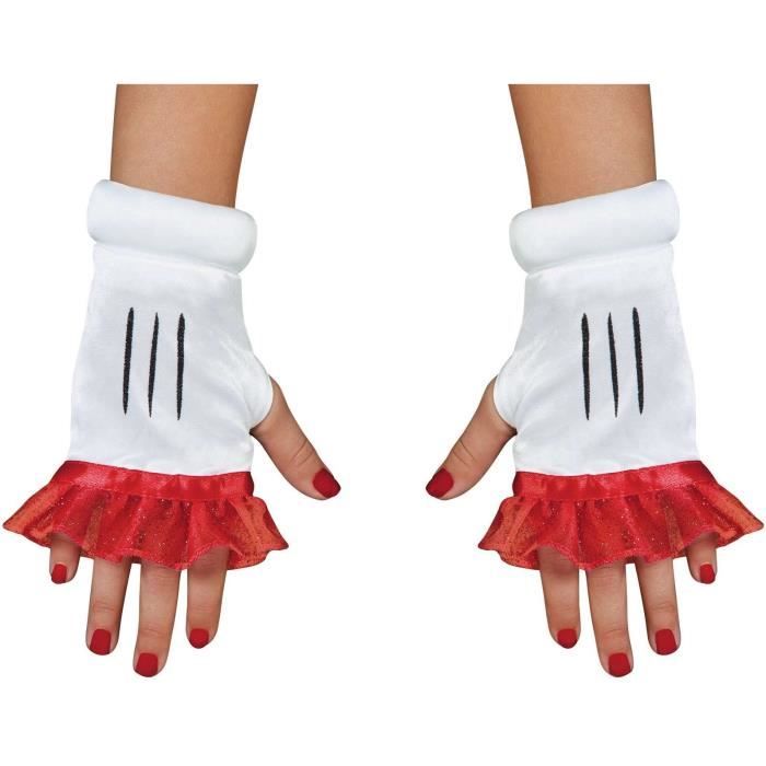 Déguisement Carnaval Disney Minnie Mouse - Disguise - Gants sans doigts ...