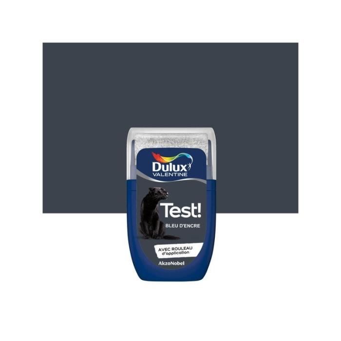 Peinture - DULUX VALENTINE - Bleu d’Encre - 30 ml - Mat - Monocouche ...