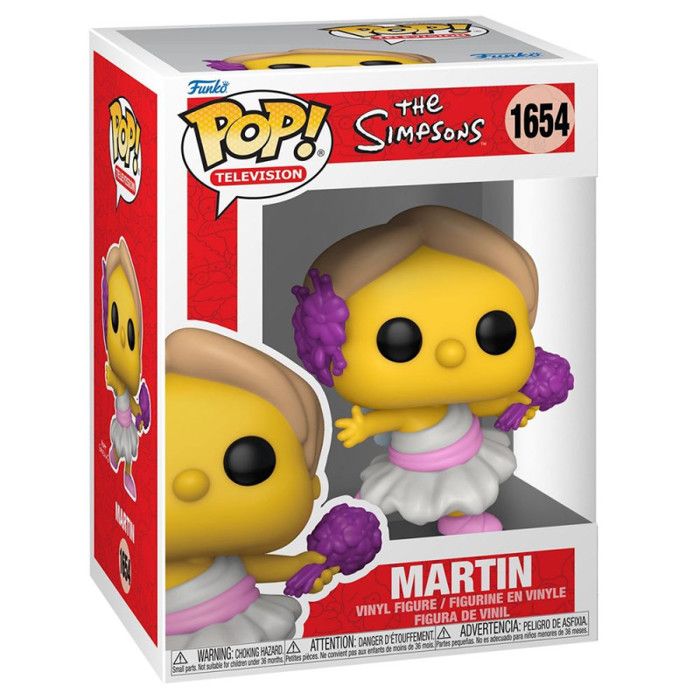 Figurine Funko Pop TV Simpsons S10 Martin as Calliope - Cdiscount Jeux ...