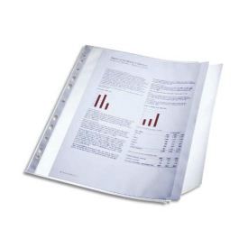 Pochette perforée - LEITZ - 10 pochettes - Transparent - Capacité 40 ...