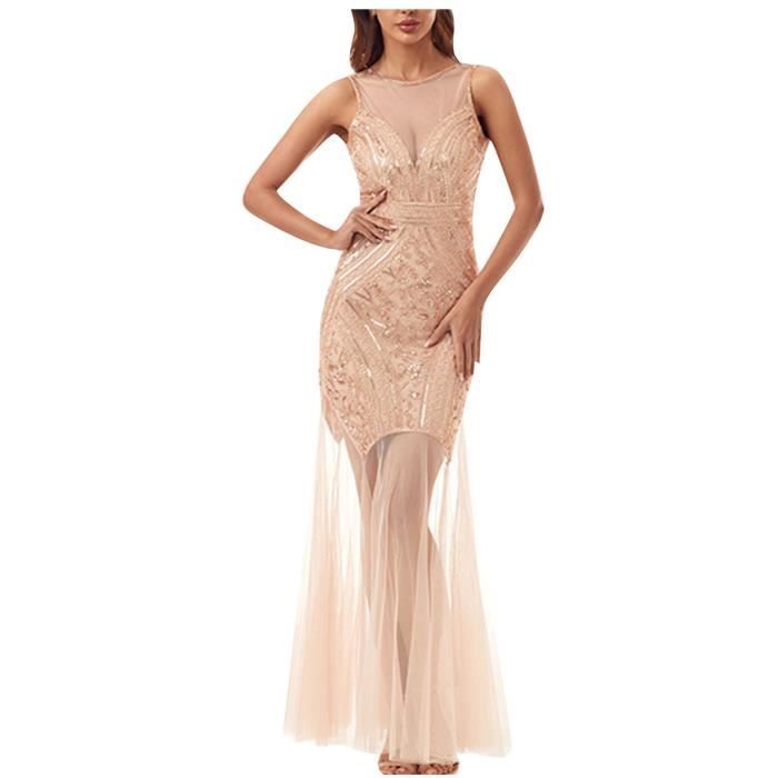 Élégante robe à bretelles transparente de couleur unie, parfaite pour ...