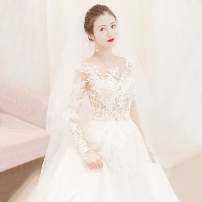 Master robe de mariée femme mariage une épaule trailing super fairy ...