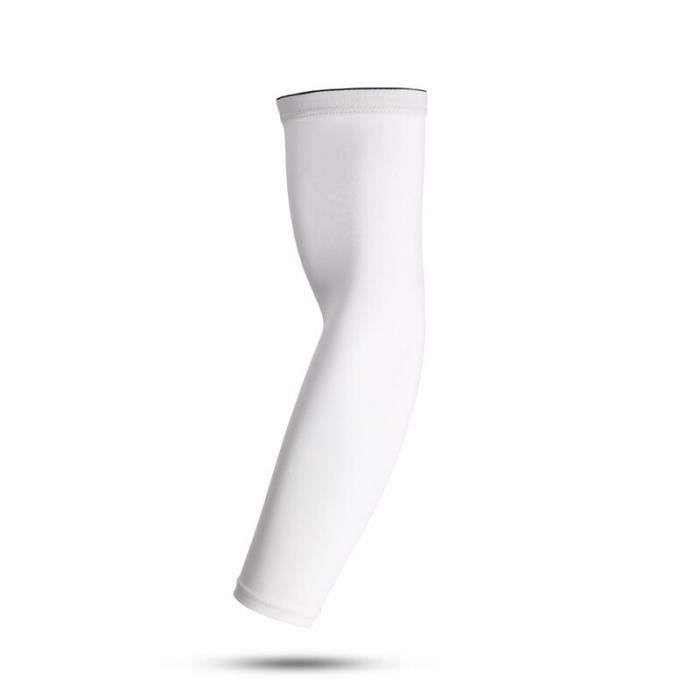 Manchon Bras - WHITE[C1685] - Protection UV solaire respirant chauffant ...