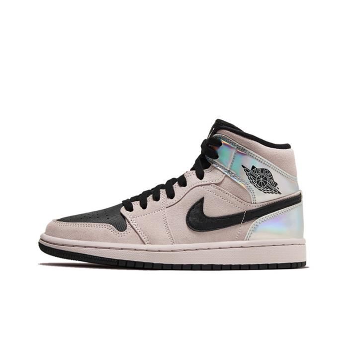 Baskets Air-Jordan 1 Mid "Chrome Wings" BQ6472-602 Chaussures de sport ...