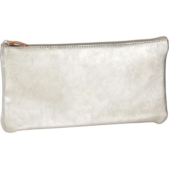 8715C - Trousse Scolaire Plate Gris Effet irisé 22x11 cm en Véritable ...