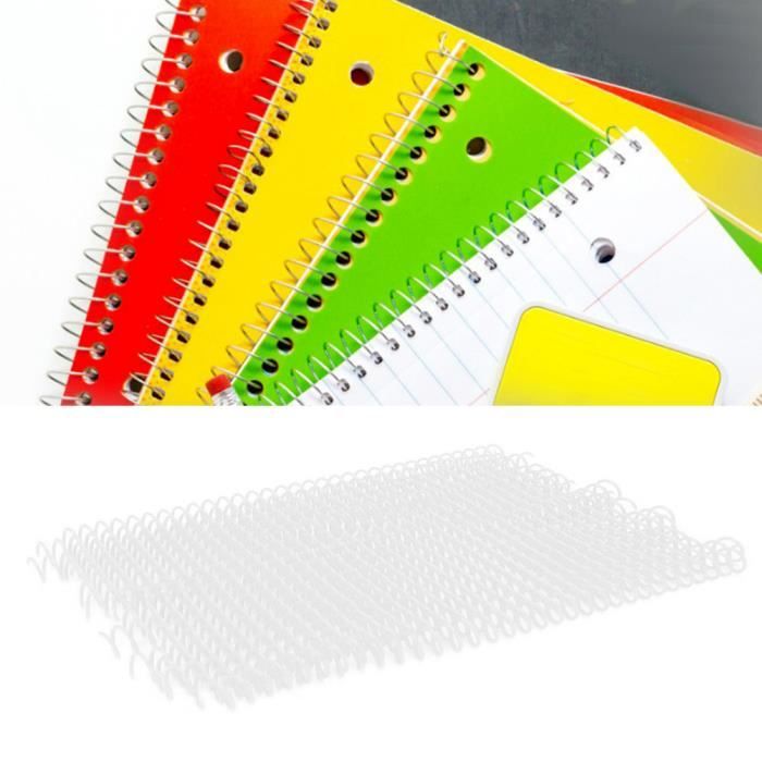 Tbest anneau de feuille LoosE Anneau de reliure en plastique, 30 trous ...