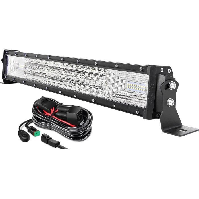 Barre De Rampe À Leds Droit De 56Cm 270W, 3 Rangées De Feux De Travail ...
