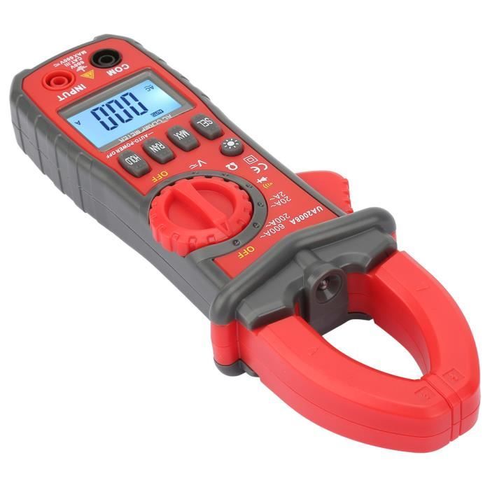 LAC multimètre testeur AC / DC UYIGAO UA2008A Pince multimètre ...