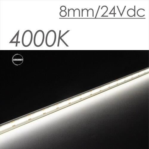 BANDE LED,Nature 4000K-24V INPUT-10W Per Meter-4 m--Dimmable 24Vdc 10W ...