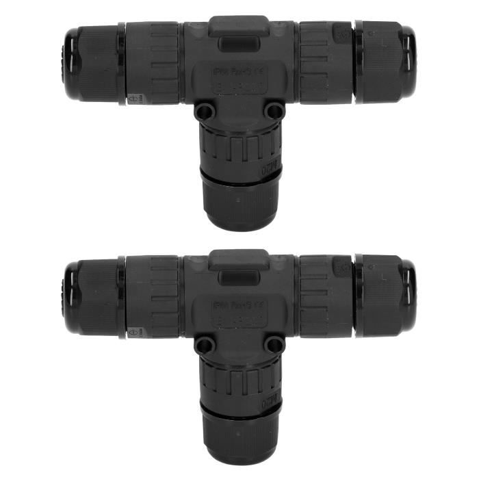 ZJCHAO 3 Way Cable Connector, T Type Junction Box Connector for ...