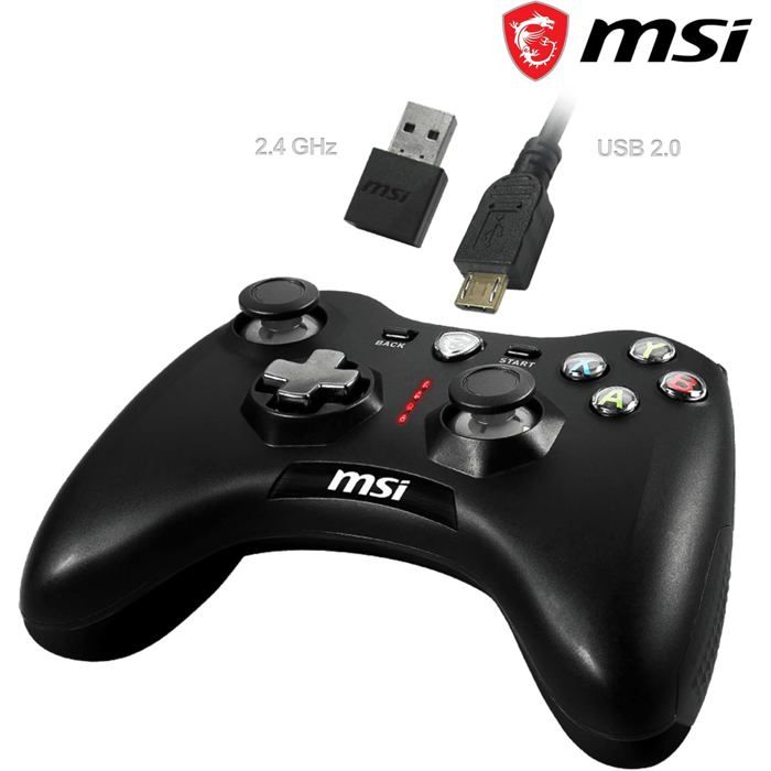 Force Gc30 V2 Manette De Jeu Pc Sans Fil- 2.4 Ghz, Batterie Li-Ion 600 ...