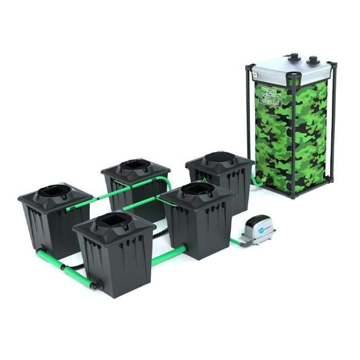 Système Alien RDWC Black - 4 pots de 20L - Alien Hydroponics ...