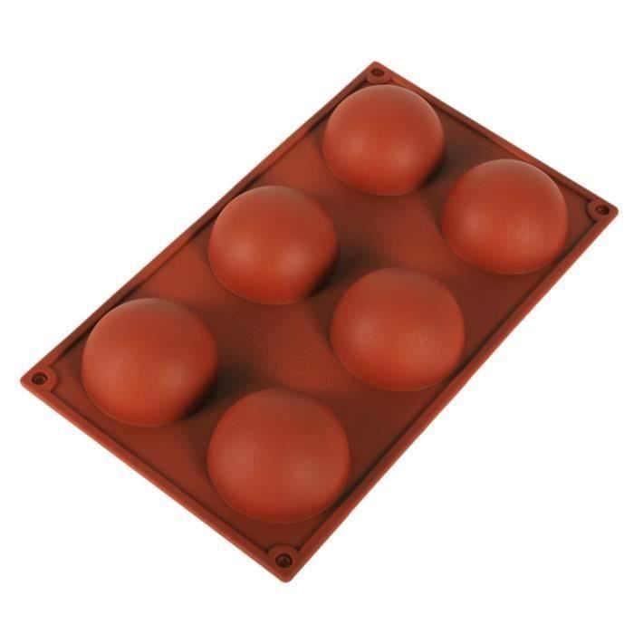 SHENGLU-Demi-boule Sphère gâteau en silicone moule Muffin biscuits au ...