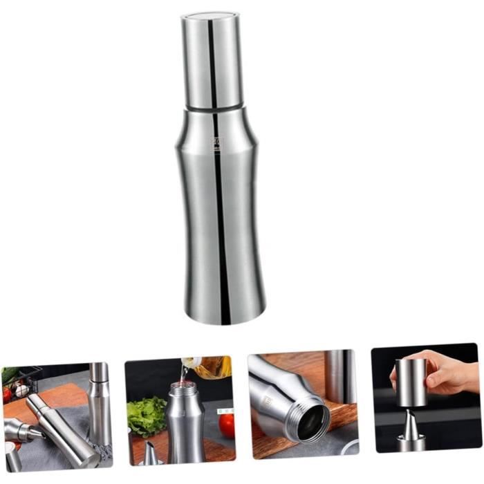 1 Pc Bidon D'Huile Bouteille De Vinaigre Récipient À Huile En Acier ...