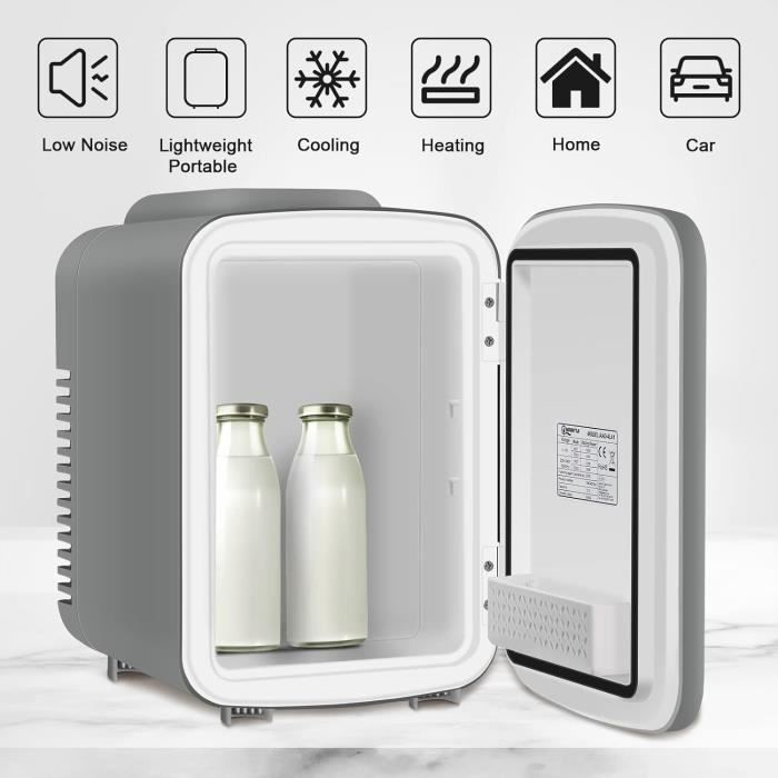 4L Mini Frigo, Petit Réfrigérateur Portable, Réfrigérateur Cosmétique ...