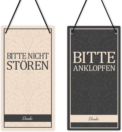 Veuillez Ne Pas Frapper Signe En Pvc Pour Réunion, Séance, Spa, Hôtel ...