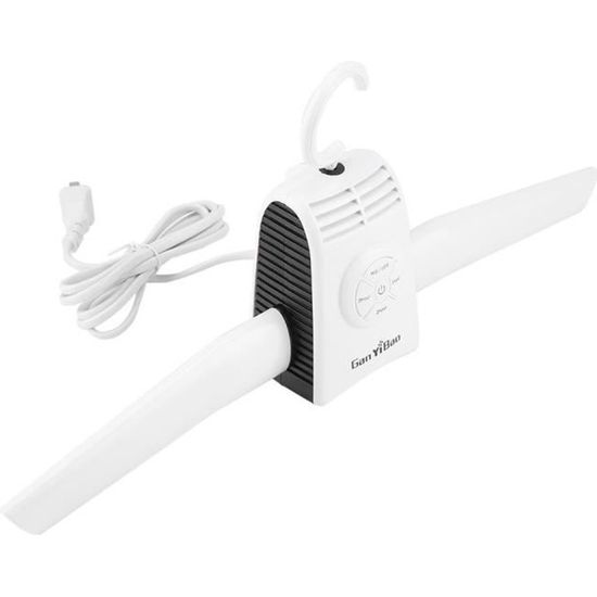 Voyage Portable Pliable Électrique Vêtements Séchage Cintre Séchoir ...