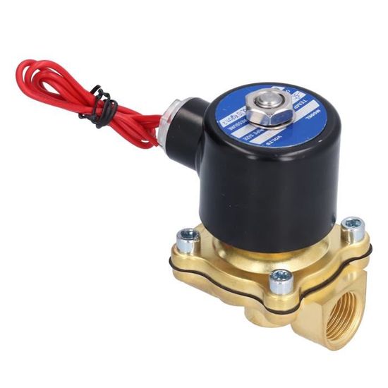 GOTOTOP électrovanne 12v Électrovanne Laiton 0‑1.0MPa Pression 1/2inch ...