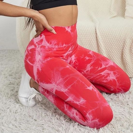 Leggings Femme Push Up Anti-Cellulite Butt Lift Legging de Sport Taille Haute Slim Fit Pantalon ...