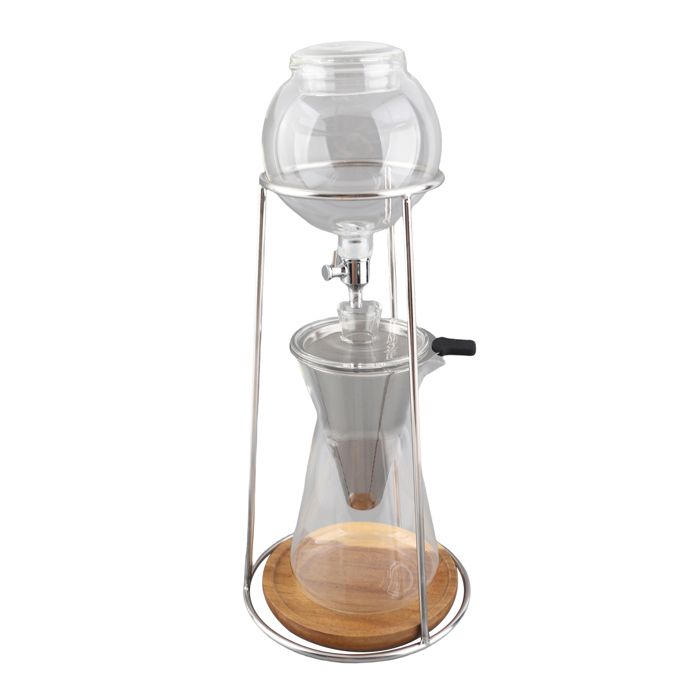 Minifinker Cafetière à infusion froide en verre borosilicate portable ...
