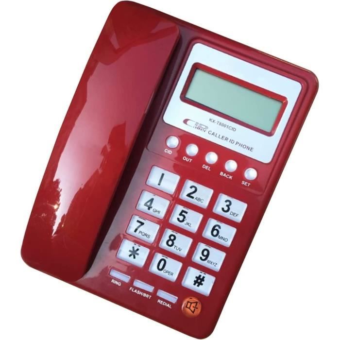 Ligne Fixe Filaire - Identification De L'Appelant - Ligne Fixe - Téléphone De Bureau[H3491 ...