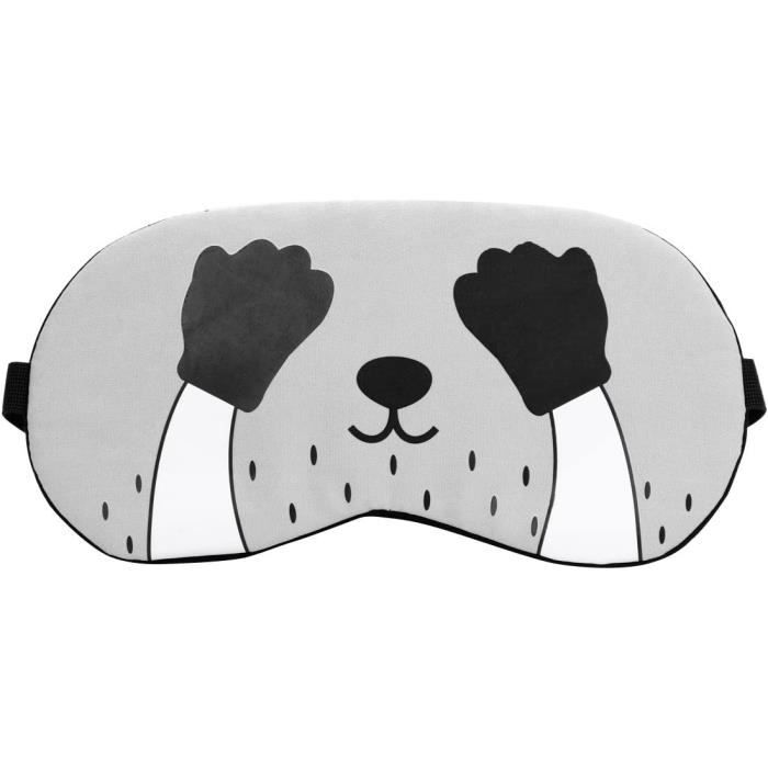 Masque des Yeux Sommeil en Tissu Velours Protection Yeux avec Style ...