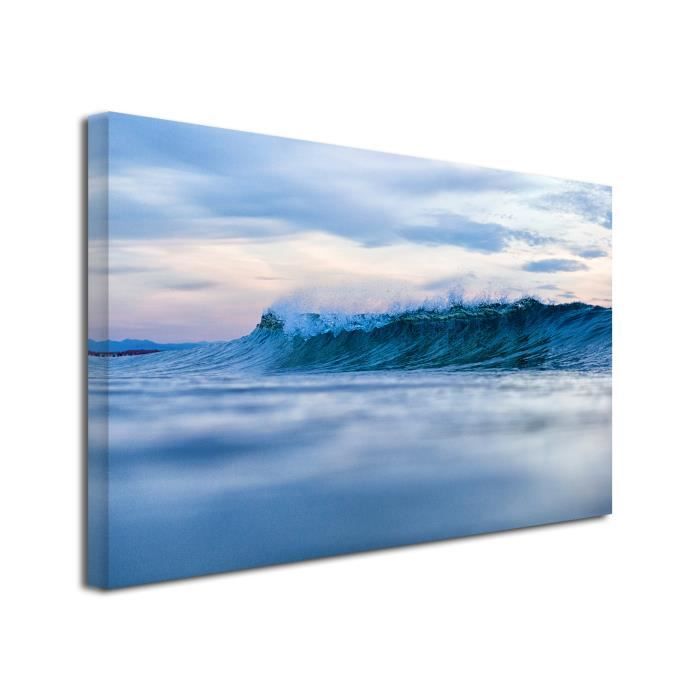 DECLINA, tableau toile océan, Tableau déco toile photo vague des landes ...