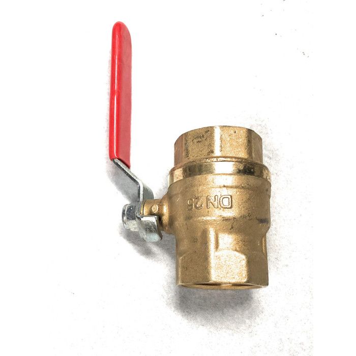 Vanne à bille en laiton DN 25 - 1 pouce femelle - Cdiscount Bricolage