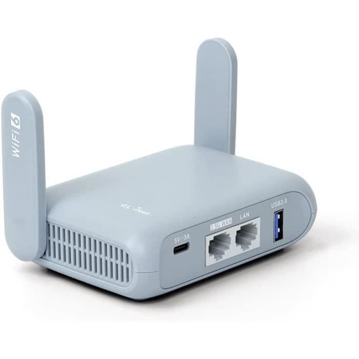 (Beryl AX) Portable Routeur WiFi 6 pour La Maison et Les Voyages ...