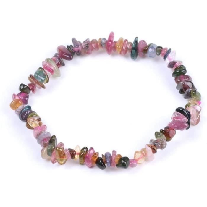 Bracelets En Pierre Naturelle Pour Femme, 7 Chakras Perles De Gravier ...