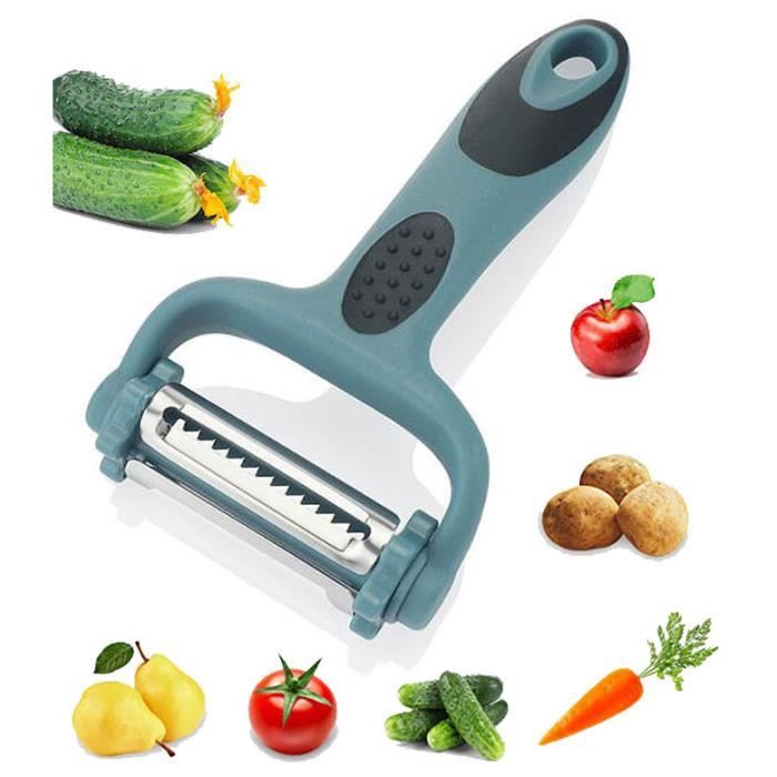 Éplucheur à légumes - Multifonctionnel - Rotatif - Acier inoxydable ...