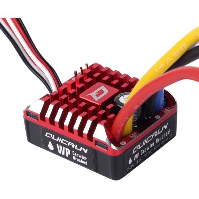 Contrôleur de Vitesse RC 80A ESC - YUNIQUE FRANCE - Étanche - Pour 1:10 ...