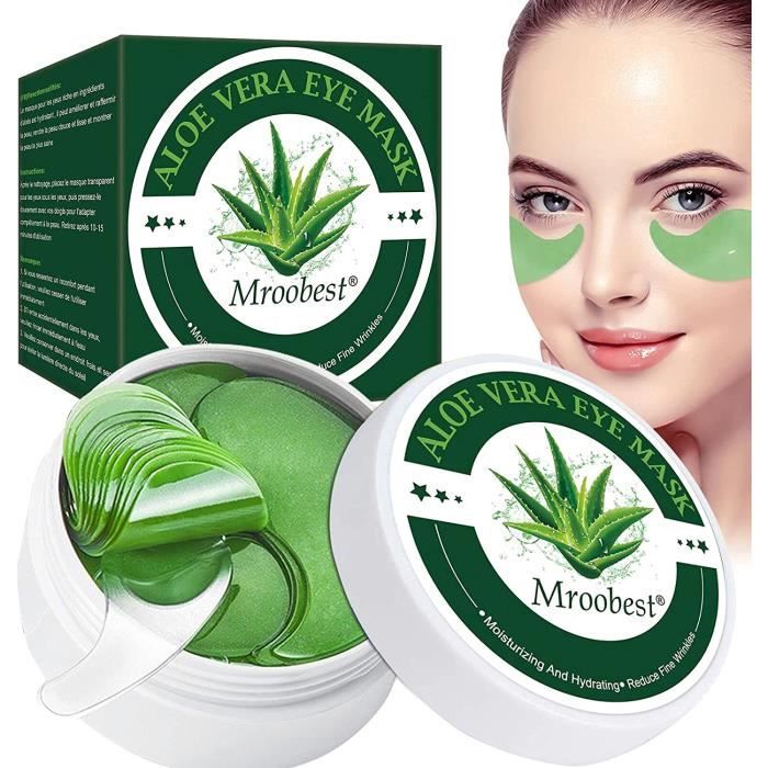 Eye MaskPatch YeuxMasque Yeux CollagèneAloe Tampons Antiâge Pour ...