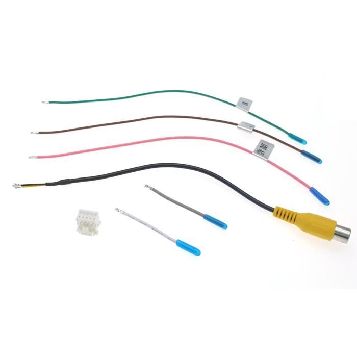 Bricolage 10pin - Caméra de recul RCA universelle,câble'entrée vidéo ...