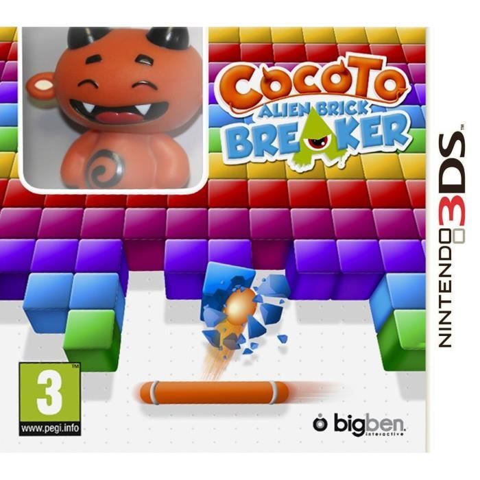 Cocoto Alien Brick Breaker - 3DS - Action - Non - 7+ - Cartouche ...