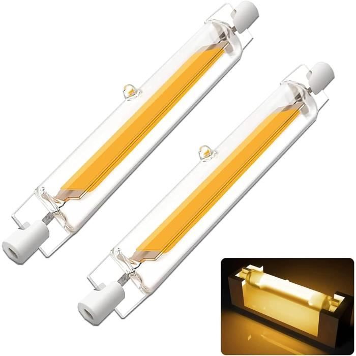 Ampoule Led R7S 78Mm 10W Équivalent À Ampoule Halogène 100W,Tube R7S ...