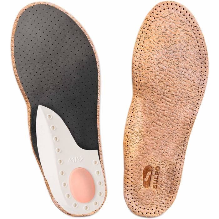 Semelles Orthopédiques En Cuir Pour Pieds Inclinés, Douleurs À L'Avant ...