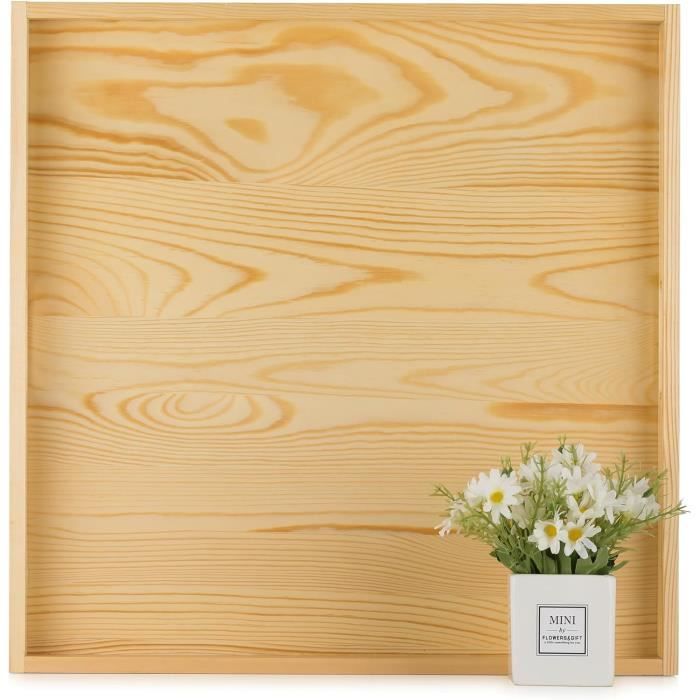 Grand Plateau Service Xxl: Carre 50 Cm Plateau En Bois Table Decoratif ...
