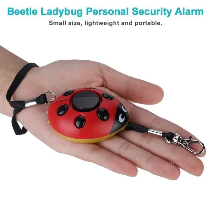 LON Alarme de sécurité personnelle, 120db Alarme de sécurité personnelle Portable Beetle ...
