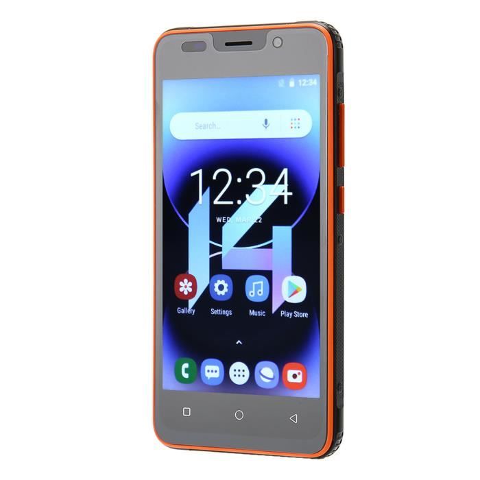 Fdit Smartphone robuste Téléphone débloqué 5,0 pouces robuste 4 Go de ...