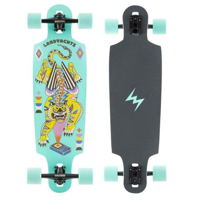 Longboard LandYachtz Drop Cat 33 - Bleu - 7 couches de bois ...